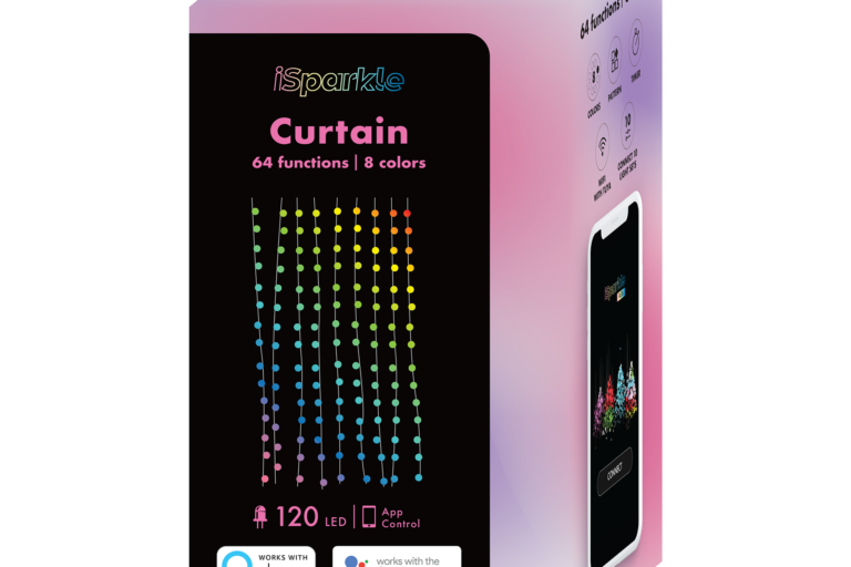 Smart RGB LED Curtain Lights – Isparkle Light